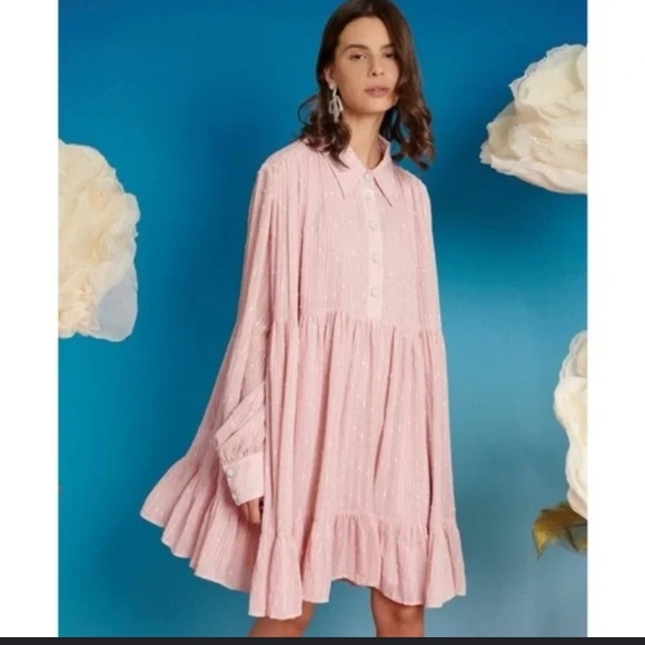 Sister Jane | Dresses | Sister Jane Solar Sandsshirtdress Pink Nwot ...